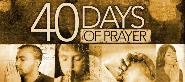 40 Days of Prayer to Change the Heart of a Nation Begins : Cup & Cross ...